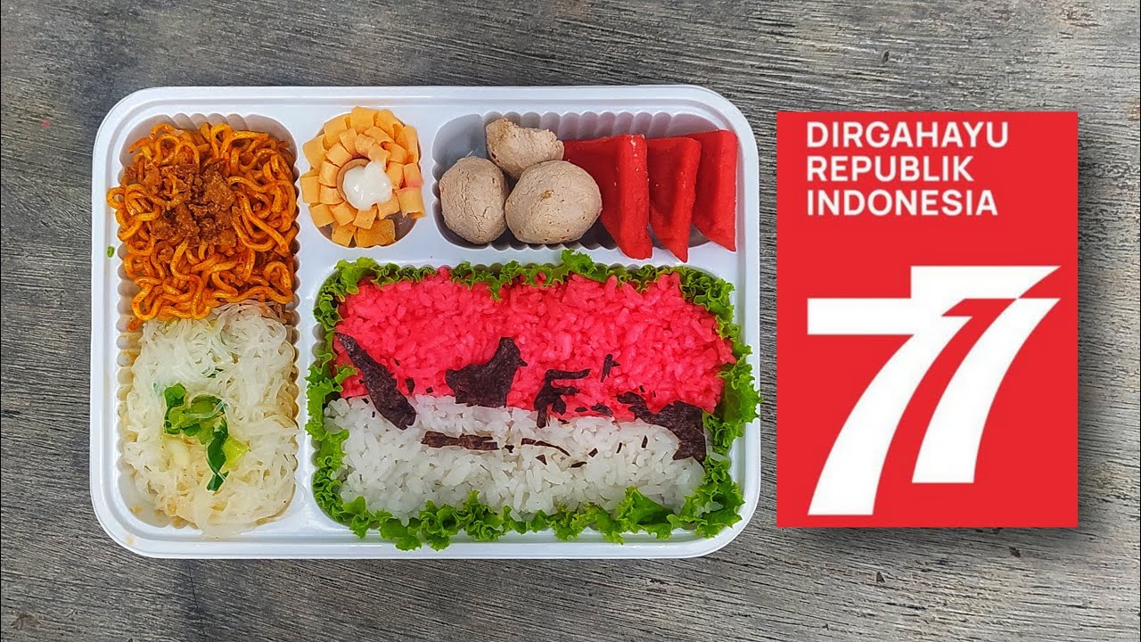 NASI BENTO TEMA KEMERDEKAAN - YouTube