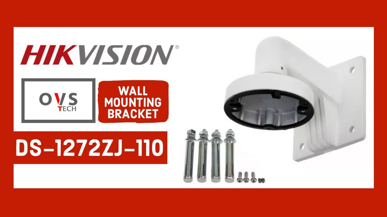 Unboxing Wall Mounting Bracket Hikvision DS-1272ZJ-110 For Dome Camera ...
