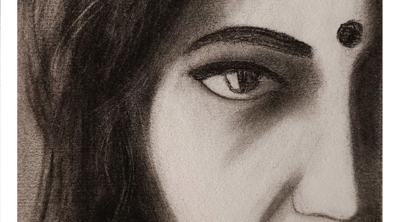 How to Draw a face of woman || lady drawing|| - YouTube