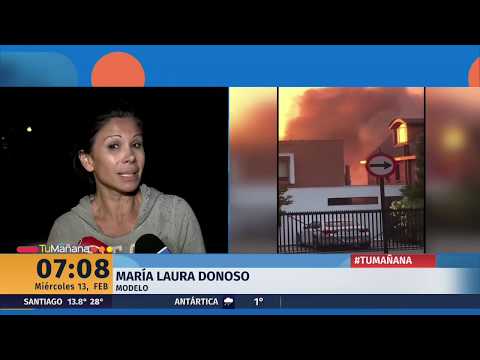 Incendio afectó a casa de María Laura Donoso: \