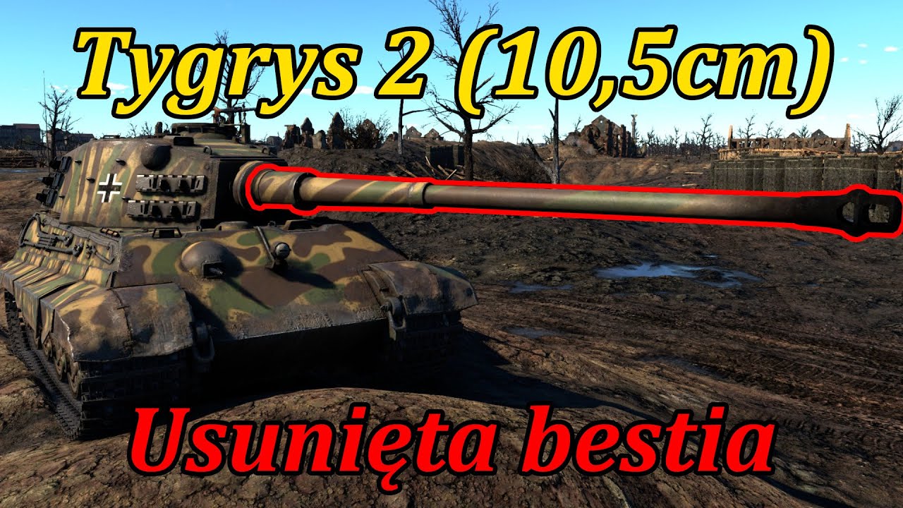 Pierwszy topowy Niemiecki czołg | Pz.Kpfw. VI Ausf. B (H) Tiger II 10,5 ...
