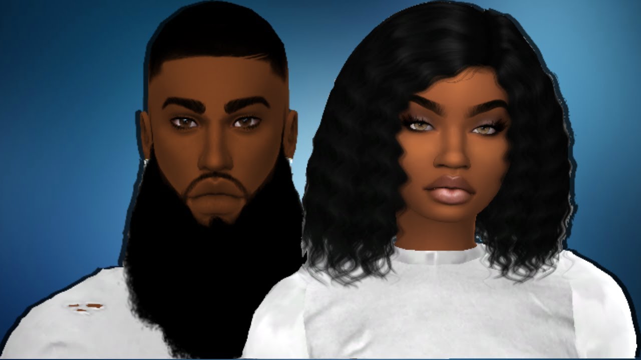 Jamari & Jalisa Barbosa | The SIMS 4 Create A Sim | Melanin Sims - YouTube