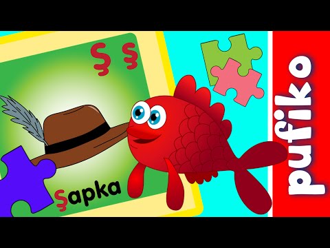 Kırmızı Balık | Alfabe | Yapboz | Bulmaca | Ş Harfi | Puzzle | Nesneler | Pufiko