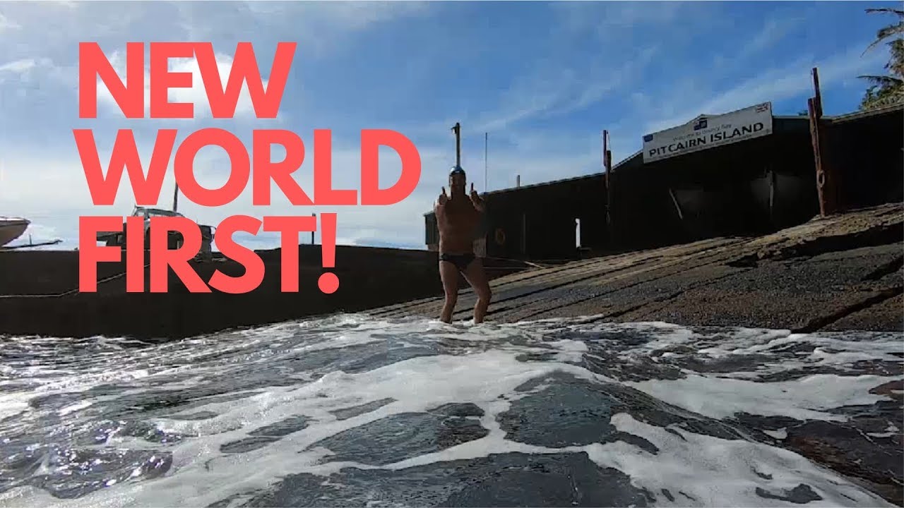 The first swim around Pitcairn Island 🇵🇳 | Alex Kostich | New World ...