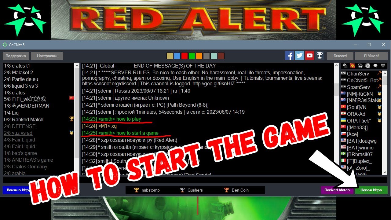 How to start the game in Red Alert 1 + Download the maps from the link ...