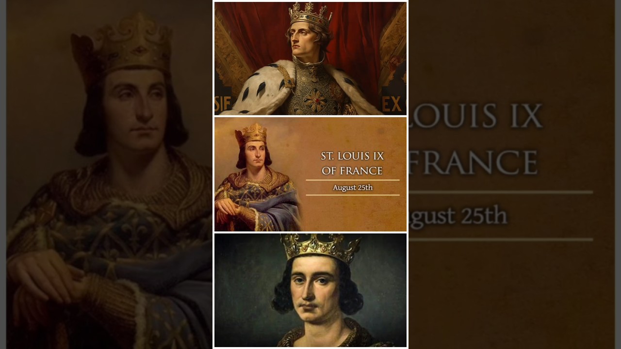 August 25 Feast of St Louis IX King of France. #king #france #english # ...