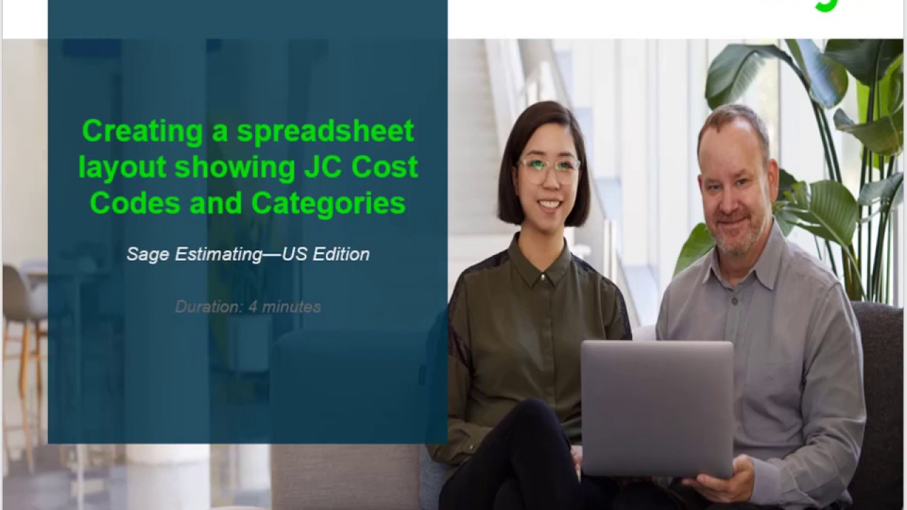 Sage Estimating - Set up a spreadsheet seq - YouTube