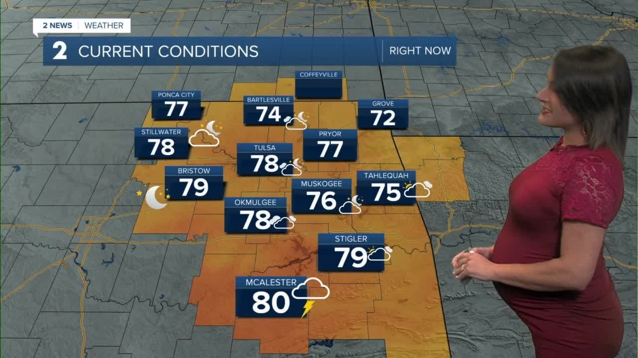 Isolated Rain/Storm Chances this Morning - YouTube