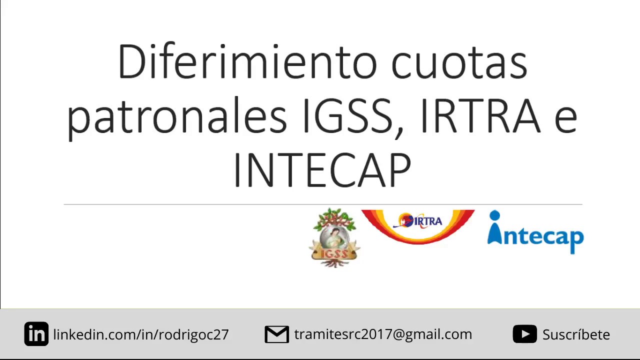 Beneficios en Cuotas Patronales en Guatemala por el Coronavirus - YouTube