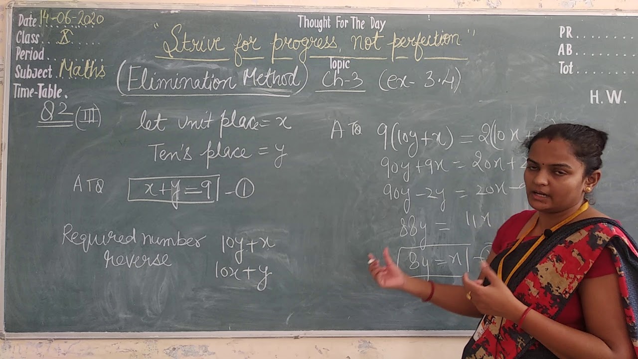 Class 10 maths (lecture 06)ch3 - YouTube