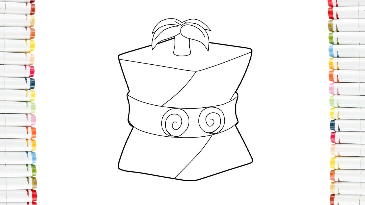 Coloring Spin Fruit from Blox Fruits | Relaxing Art Time - YouTube