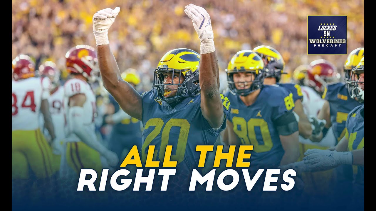 Michigan football makes all the right changes, beats USC, 27-24 - YouTube