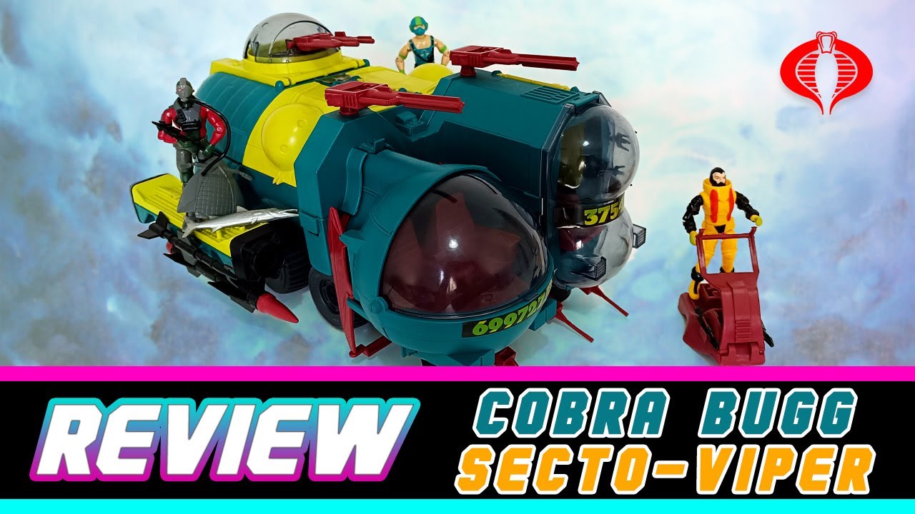 Review: Cobra Bugg + Secto-Viper - Gi Joe - YouTube