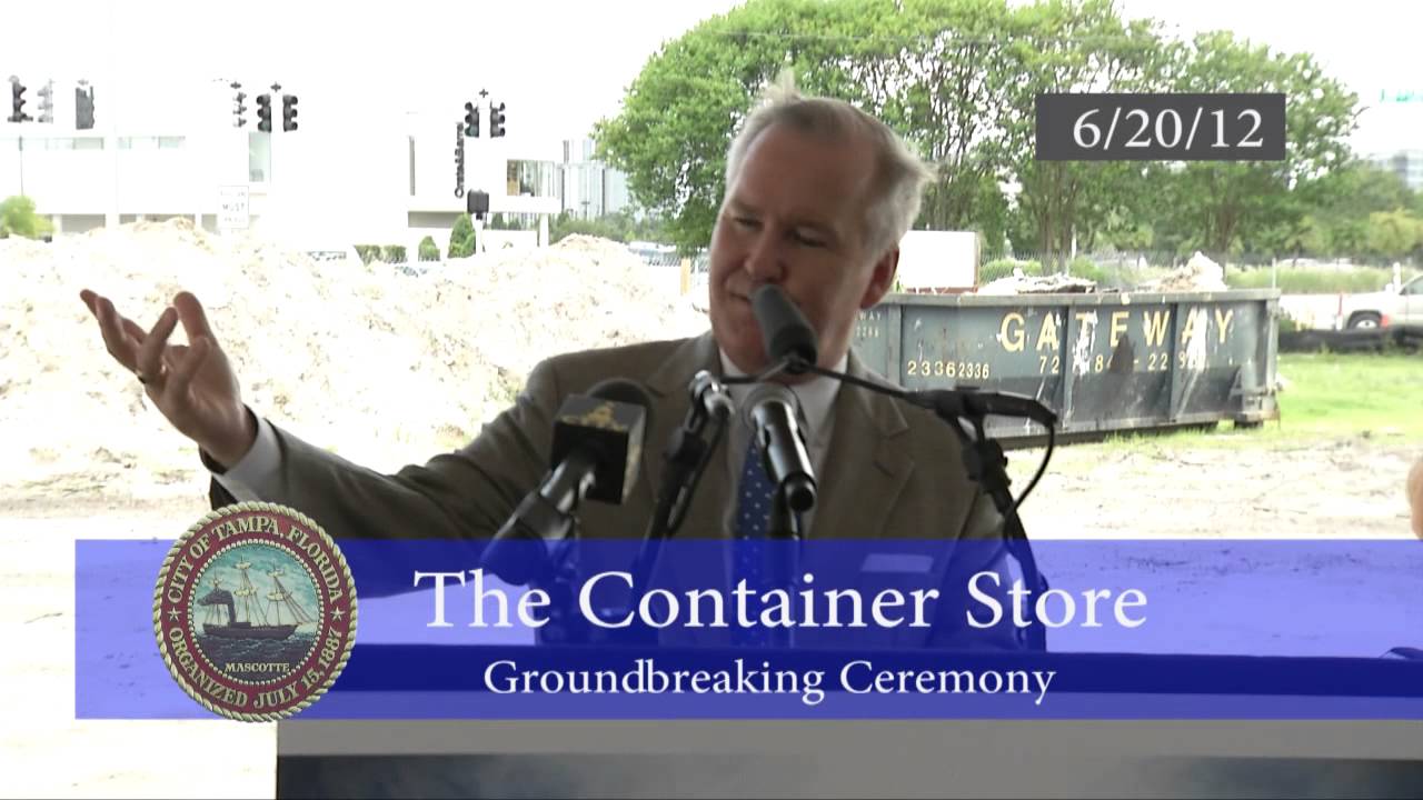 The Container Store Groundbreaking Ceremony - YouTube