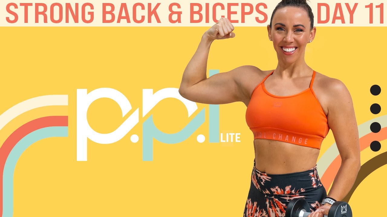 40 Minute Strong Back and Biceps Workout | PPL - Day 11 - YouTube