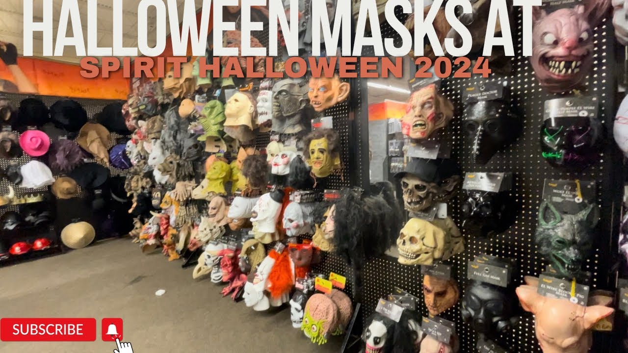 2024 Spirit Halloween Mask Collection Store Tour - YouTube
