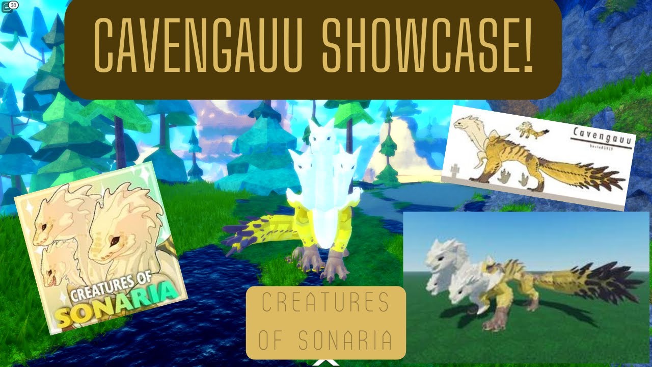 CAVENGAUU SHOWCASE! NEW MISSION CREATURE! (CREATURES OF SONARIA!) - YouTube