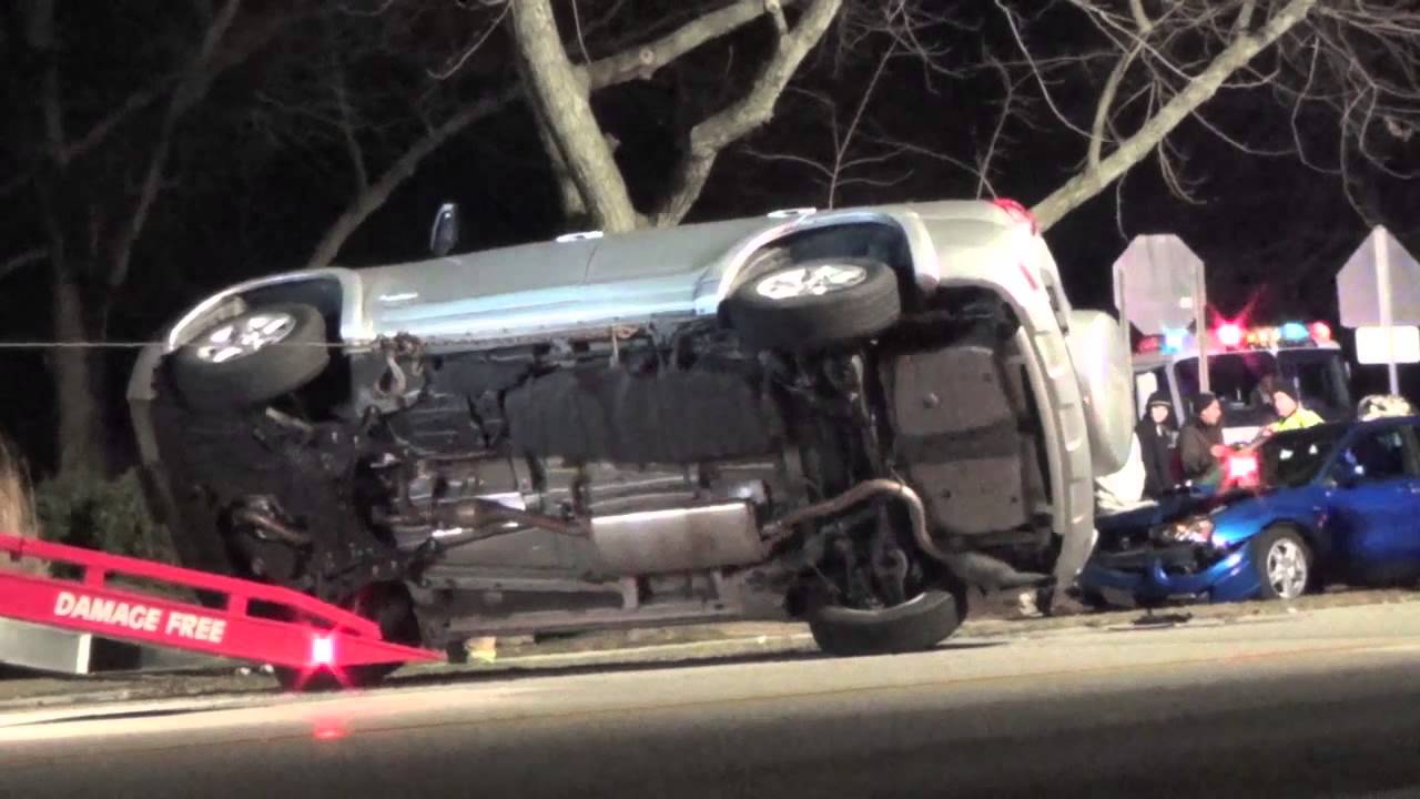 Subaru Impreza WRX Toyota RAV4 Rollover Crash at Willow Rd & Schoenbeck ...