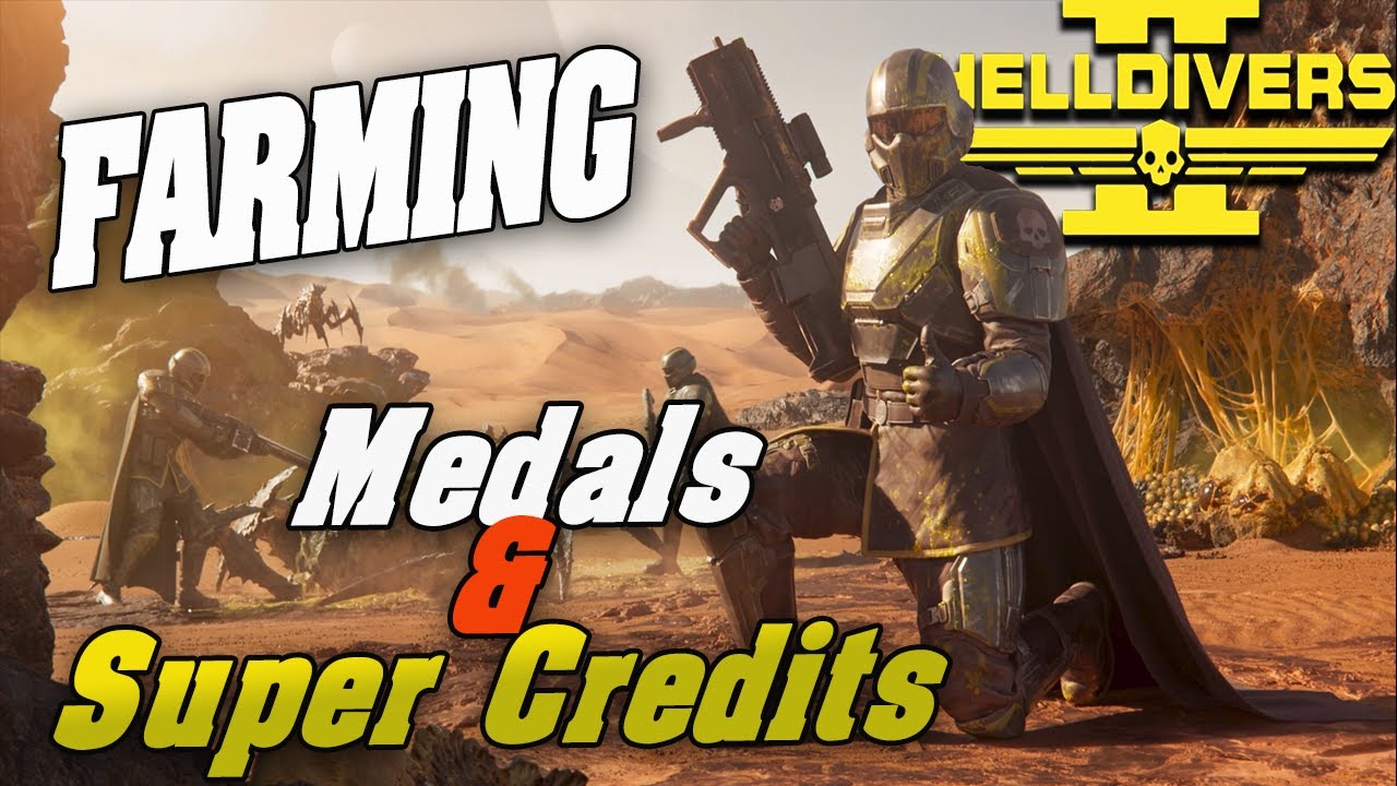 How To Farming Medals 🎖️ & Super Credits 💳 | Helldivers 2 Into the ...