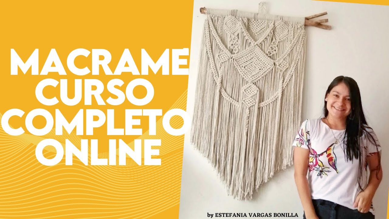 MACRAME PASO A PASO-curso completo en español[El Negocio Del Macramé]# ...