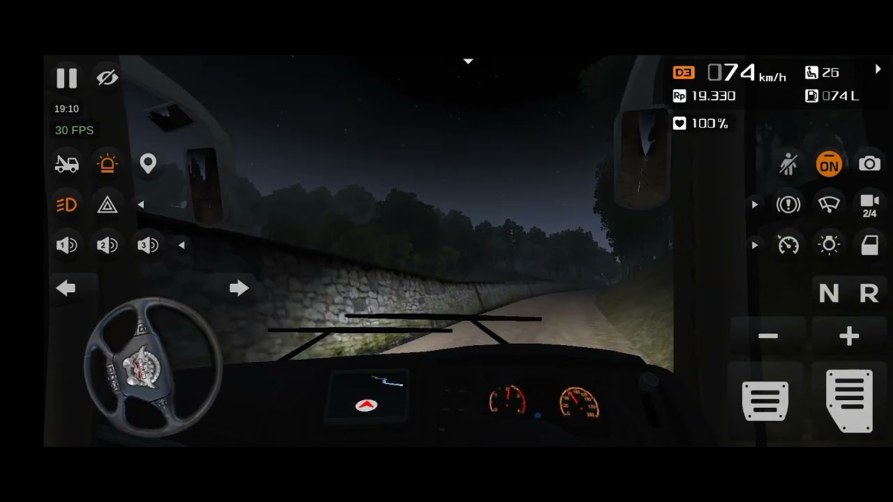 BUSSID Shortcut rough road - YouTube