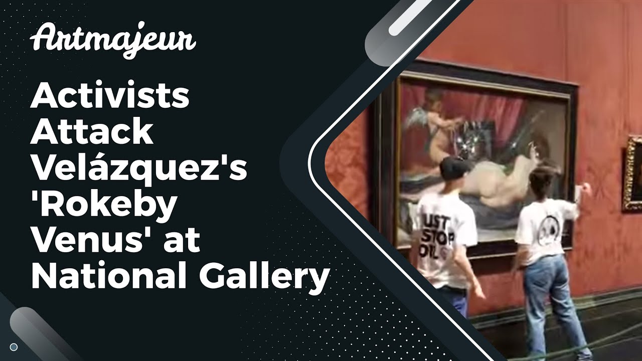 Activists Attack Velázquez's 'Rokeby Venus' at National Gallery - YouTube