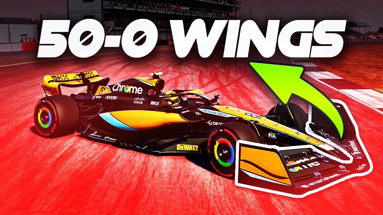 Trying to Win a Race with the WORST SETUP on F1 23 - YouTube