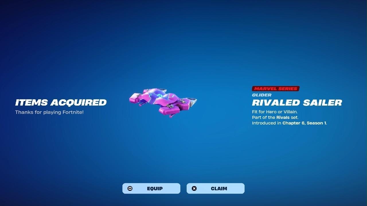 Marvel rivals X Fortnite glider - YouTube