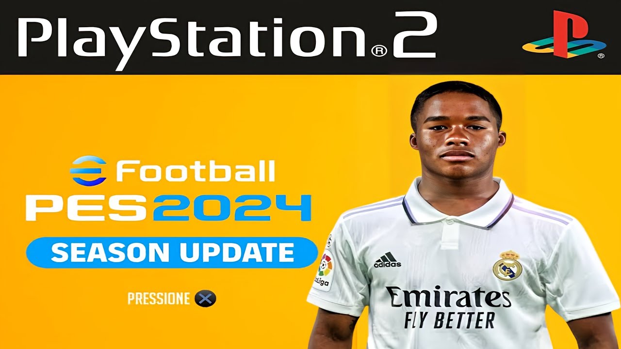 PES 2024 PS2 ISO ATUALIZADO EFOOTBALL RUMO AO ESTRELATO - YouTube