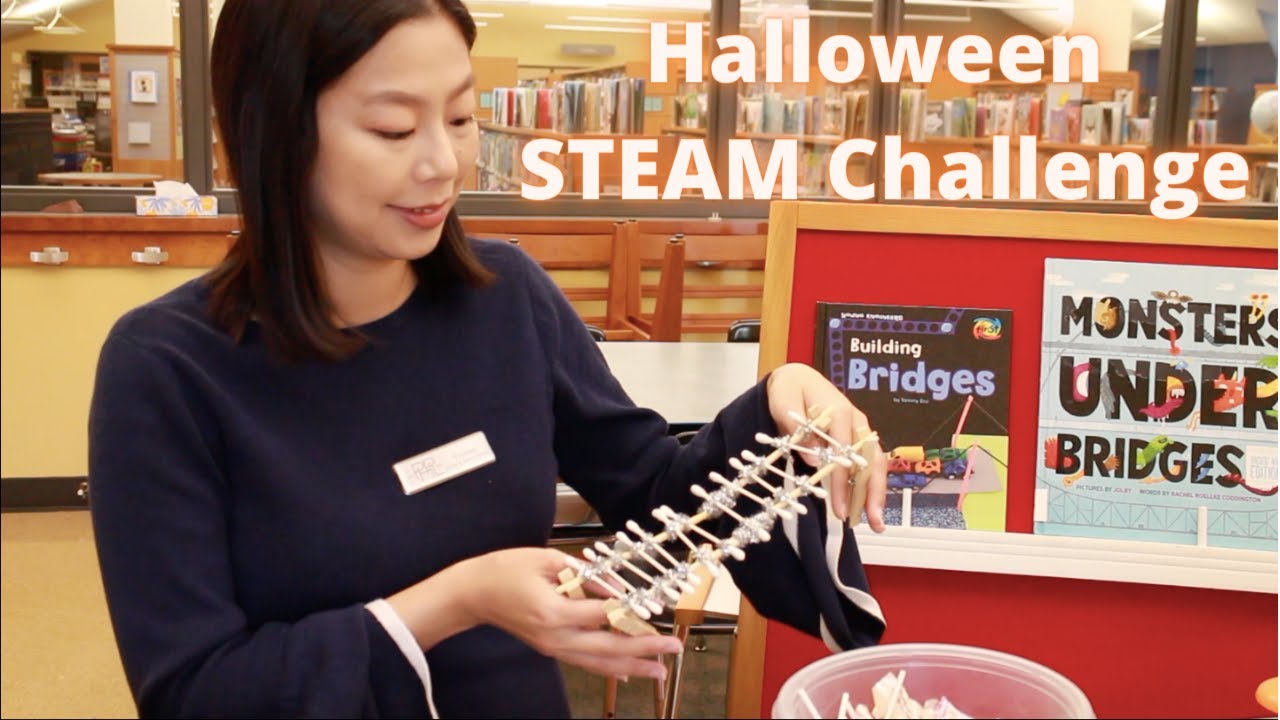 Halloween STEAM Challenge: Bone Bridges - YouTube