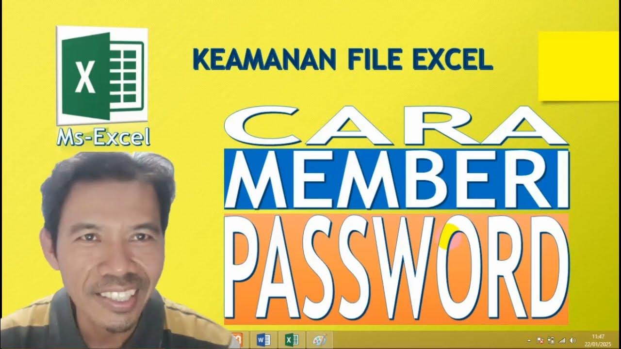 Cara Memberi Password pada File Excel - YouTube