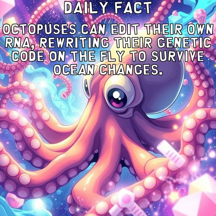 Octopuses can edit their own RNA, rewriting their genetic code on the ...