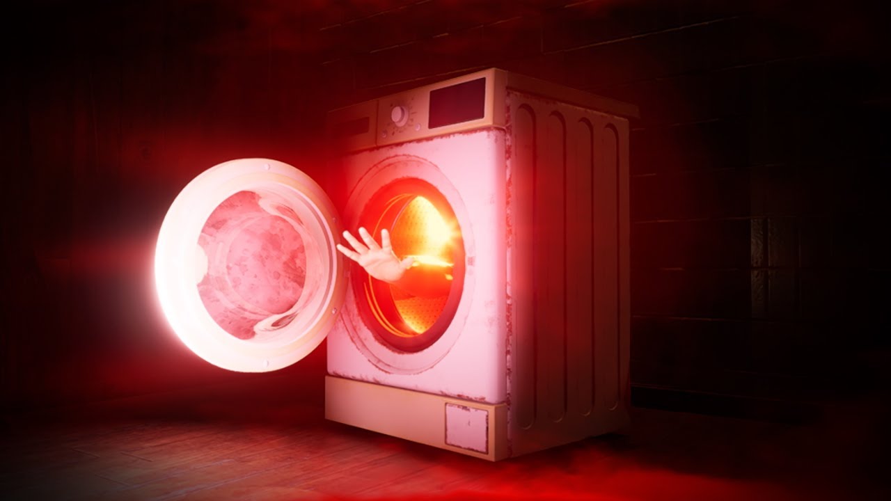 Haunted Washing Machine (DOOM PORTAL) - YouTube