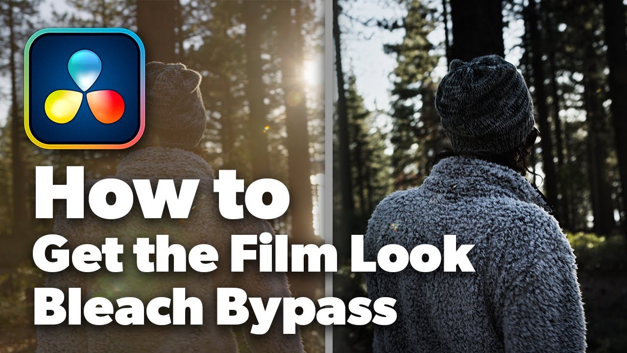 How To Get The Bleach Bypass Film Look | Davinci Resolve - YouTube