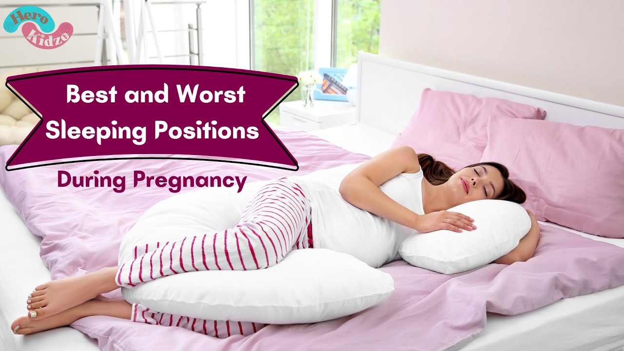 Best and Worst Sleeping Positions during Pregnancy - YouTube
