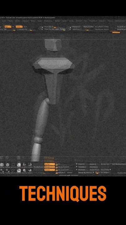 Day 9: Zbrush Daily Blockout Challenge - Character Design Practice - YouTube