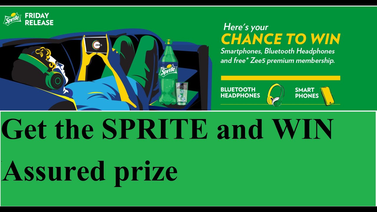 Sprite Friday Release Contest | Win Smartphone - YouTube