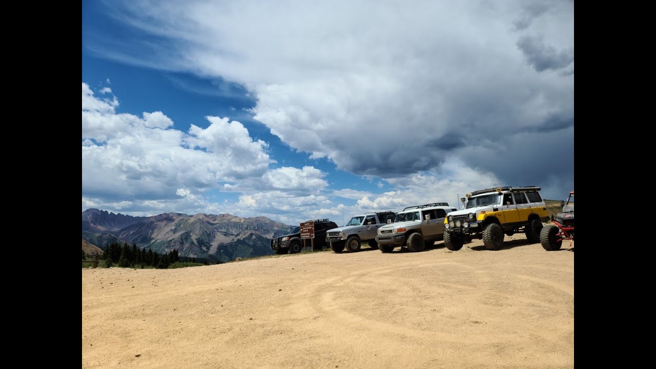 FJ55 on Taylor pass, Colorado with the Liberty Toyota group - YouTube