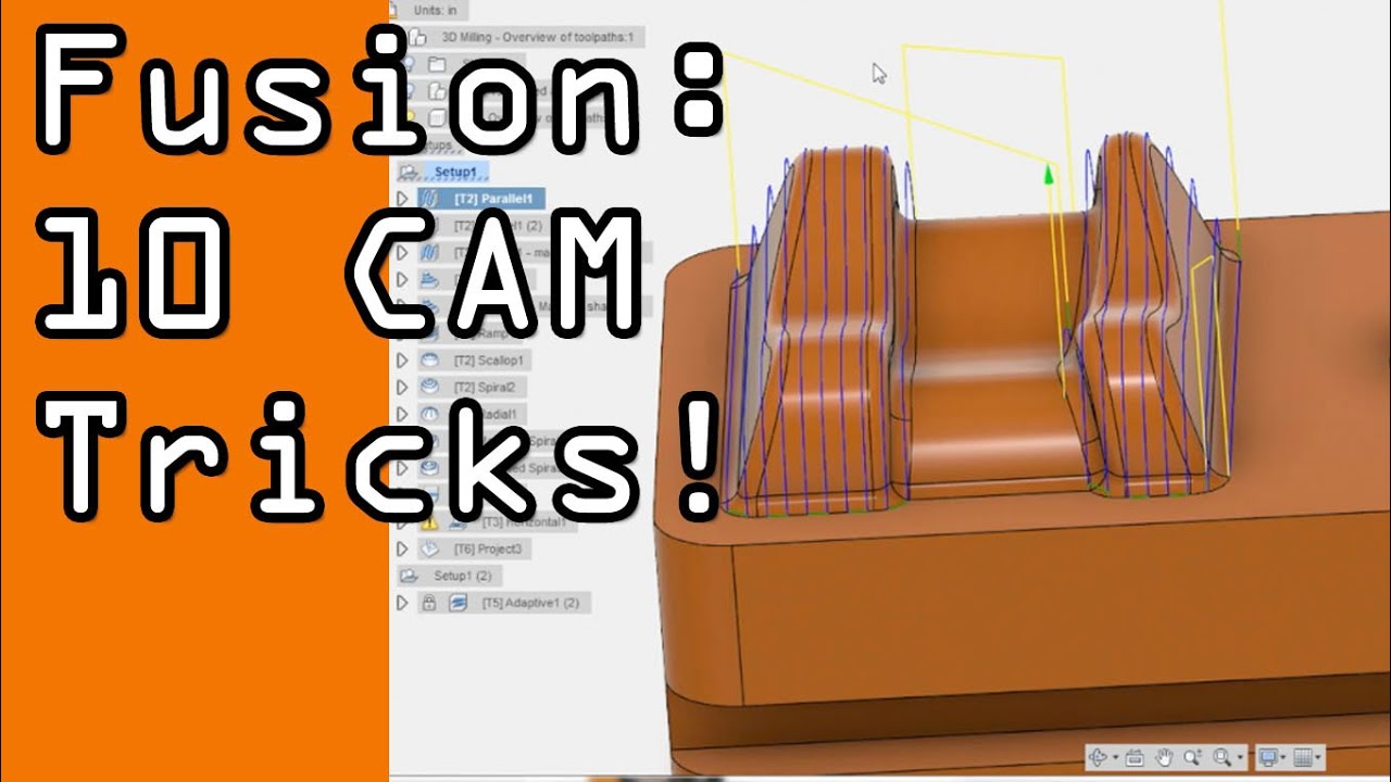 Fusion 360: 10 CAM Tricks You Didn't Know! FF46 - YouTube