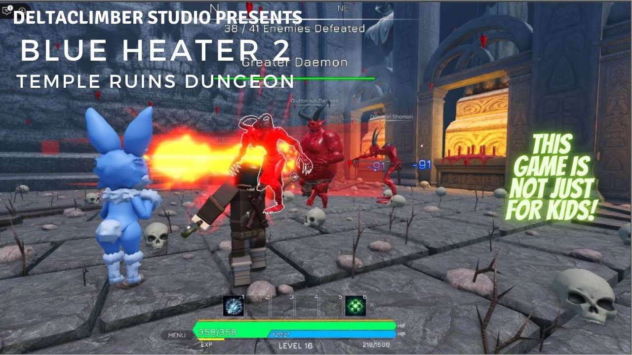 Blue Heater 2 - Temple Ruins Dungeon - YouTube