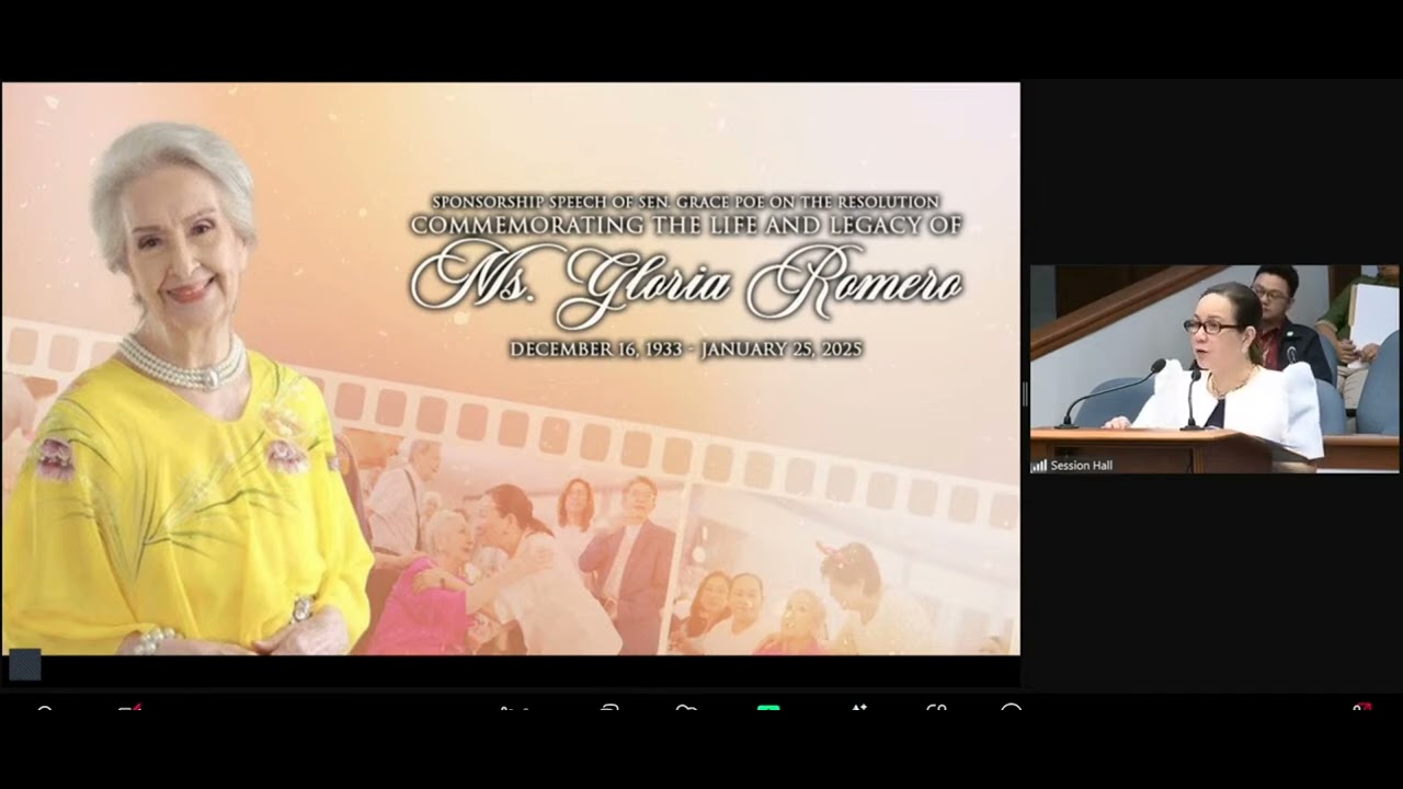 COMMEMORATING THE LIFE and LEGACY of MISS GLORIA ROMERO - YouTube