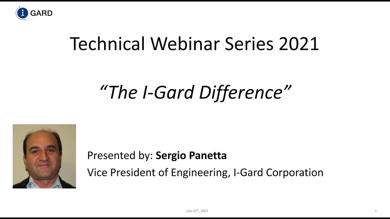 2021 07 12 The I Gard Difference webinar - YouTube