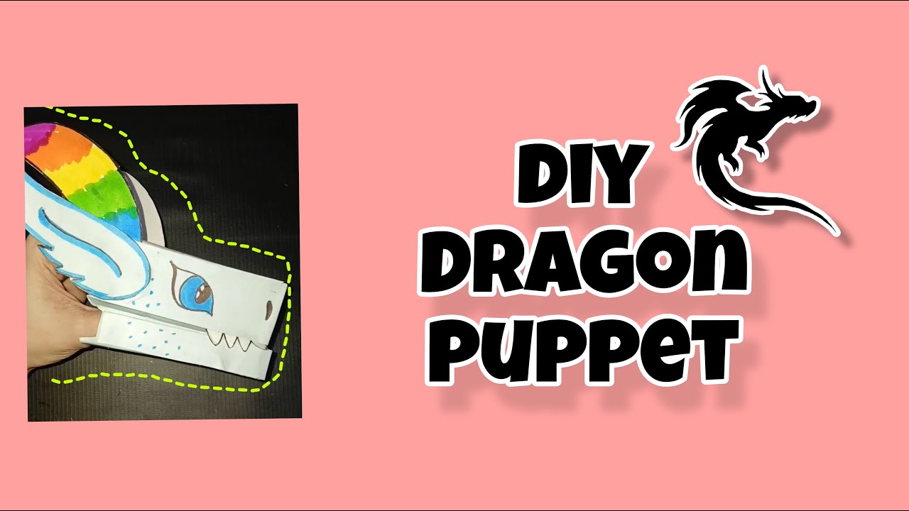 Paper Dragon Puppet Tutorial | How to Make Diy Dragon Puppet - YouTube