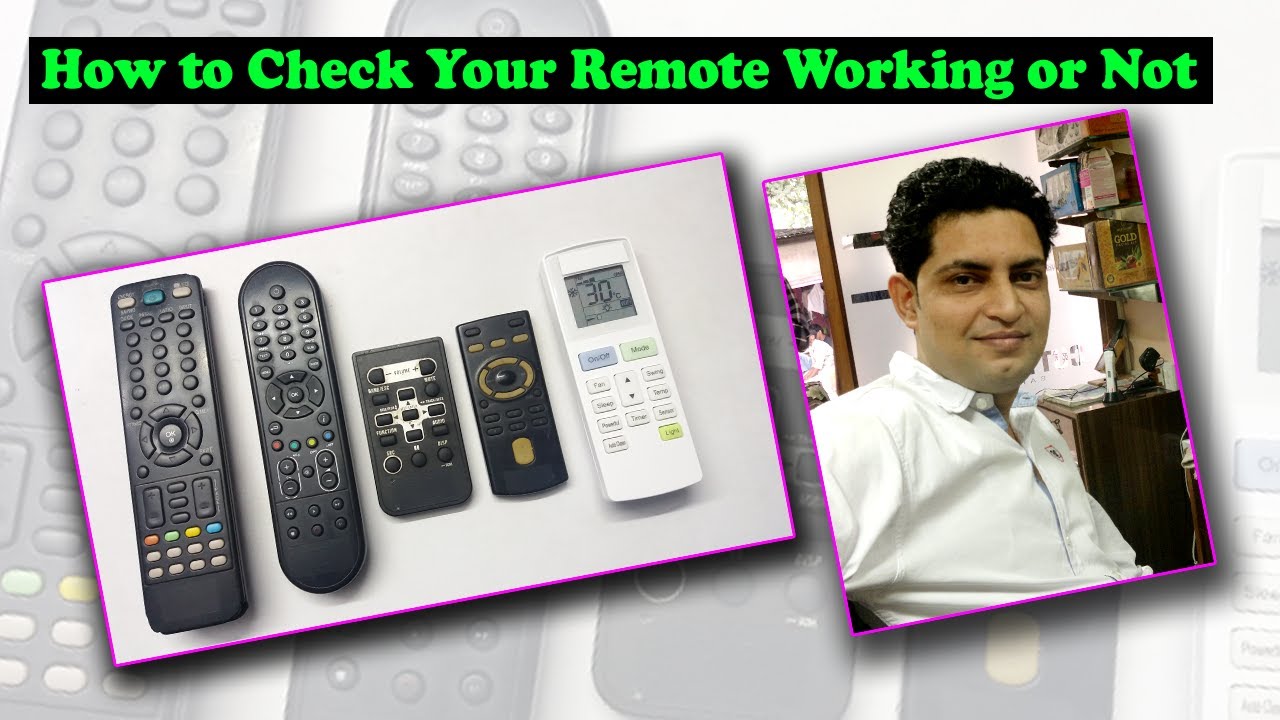 How To Check Remote#RemoteCheck#RemoteWorkingOrNot#TVRemote - YouTube