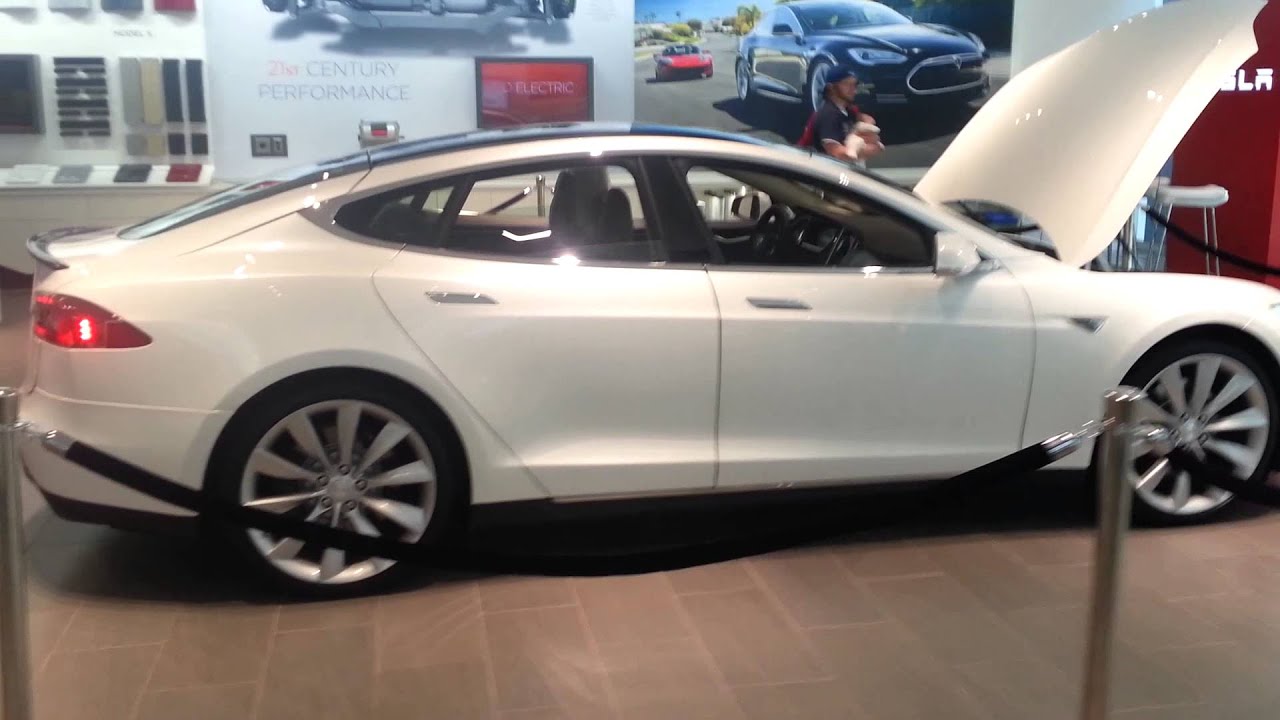 First in person look at the tesla model s. - YouTube