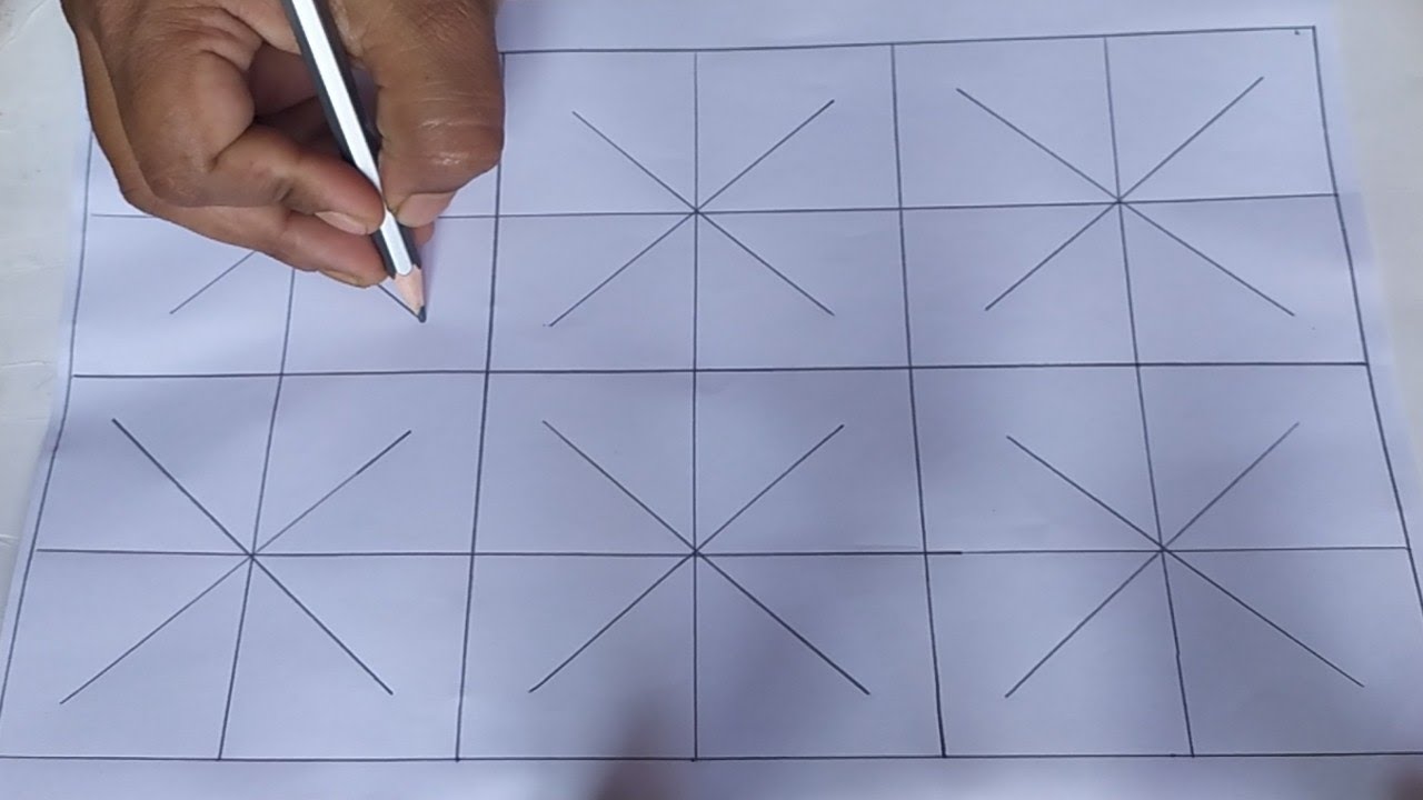 Nokshi Katha design, New nokshi Katha design drawing tutorial 2021(150 ...