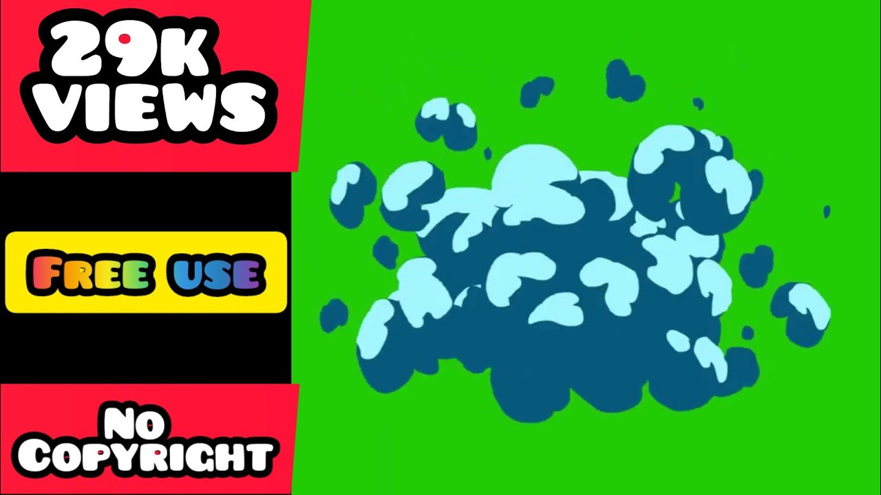 CARTOON BOOM GREEN SCREEN EFFECT | #GREENSCREEN #nocopyright - YouTube