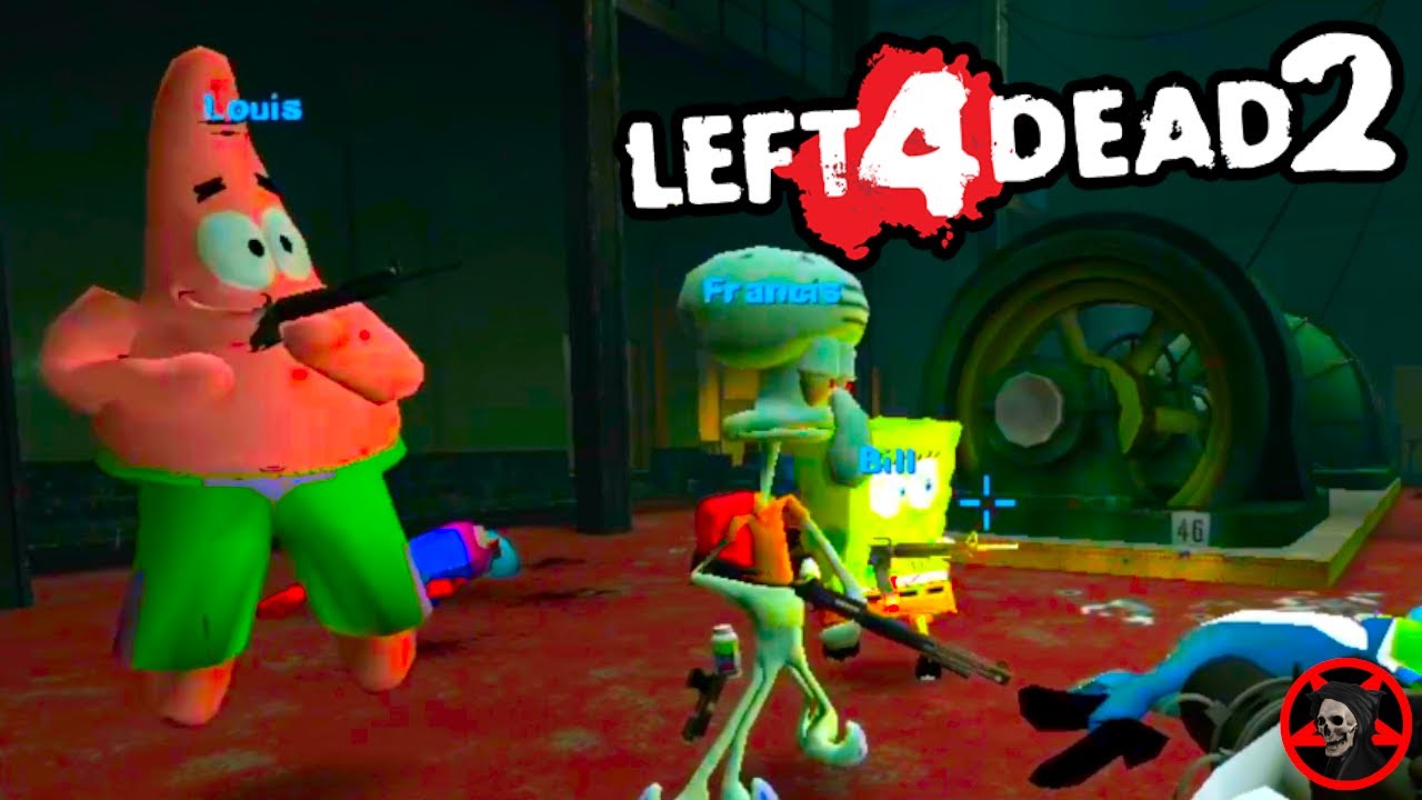 Left 4 Dead 2 - SpongeBob Add-Ons - YouTube