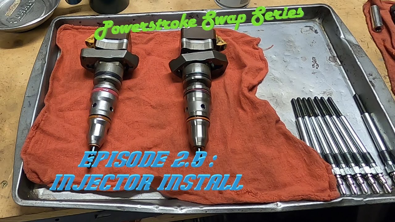 7.3 Powerstroke Swap Episode 2.5 : Injector Install - YouTube