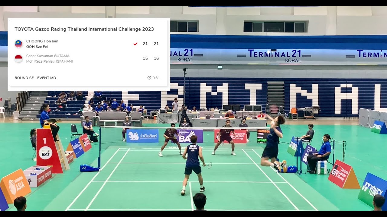 [MAS] CHOONG HON JIAN/GOH SZE FEI VS [IDN] SABAR KARYAMAN GUTAMA/MOH ...